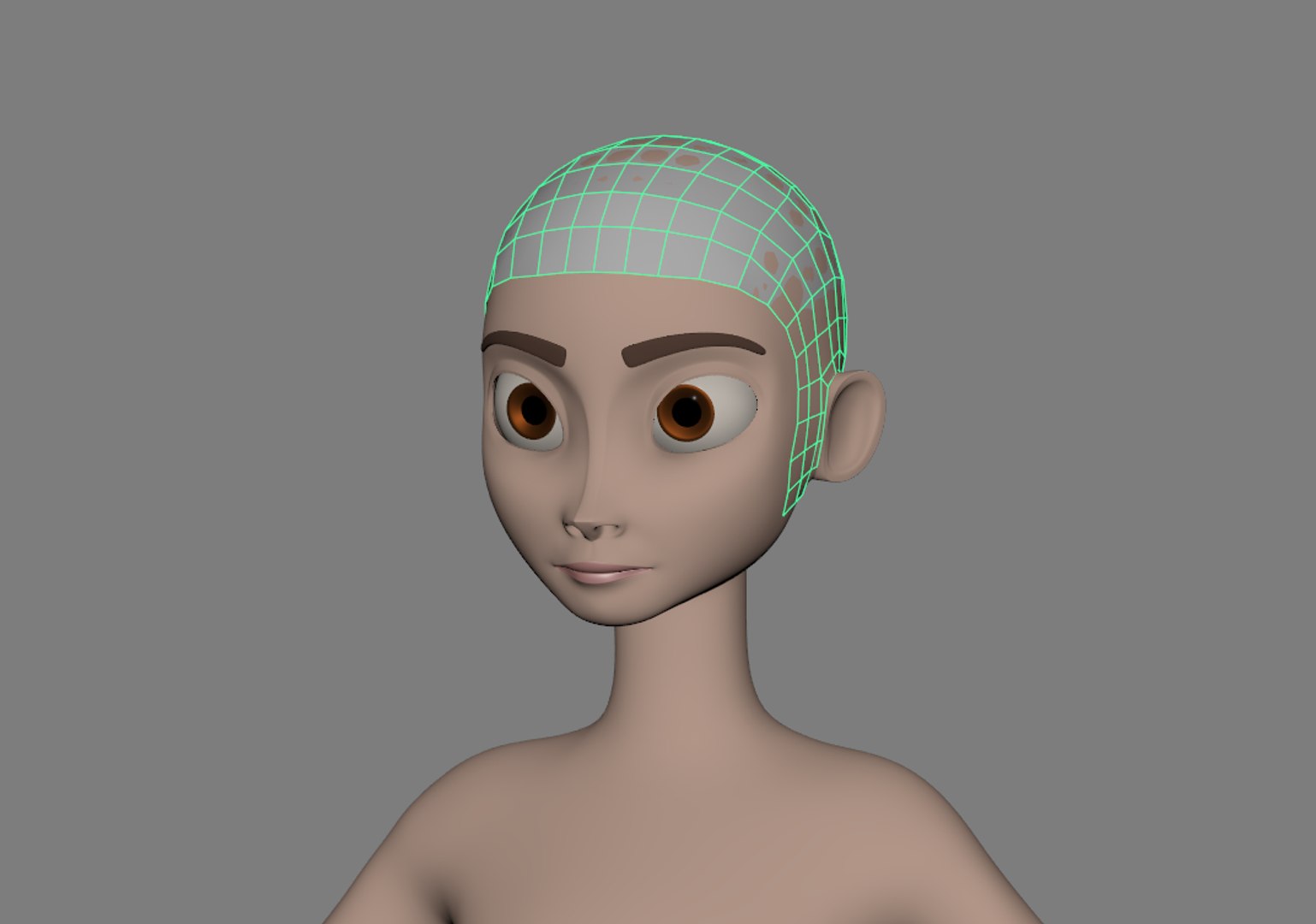 3D Stylised Female Base Mesh - TurboSquid 1756901