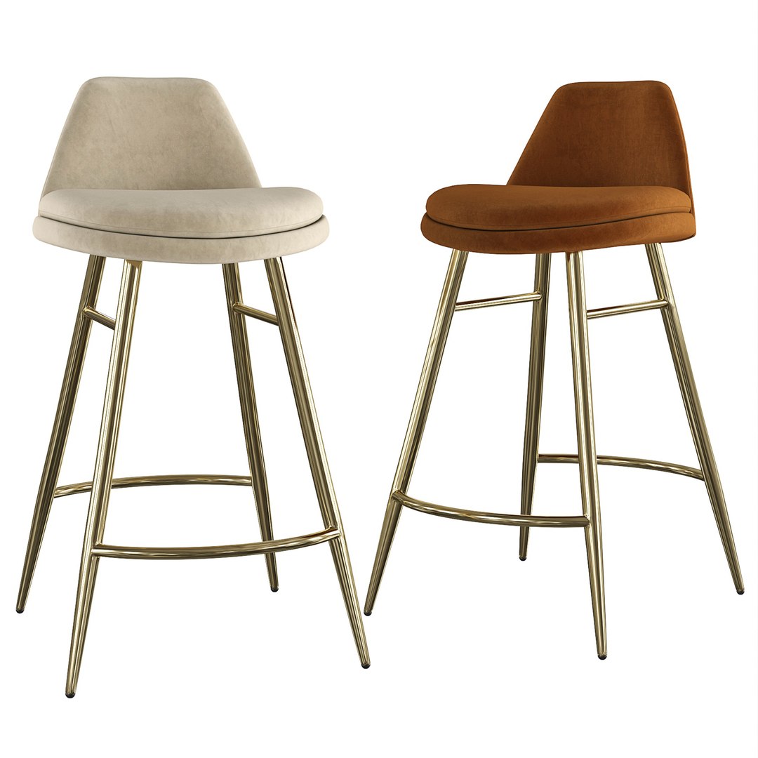3D Bar Stool Finley Model - TurboSquid 2071514