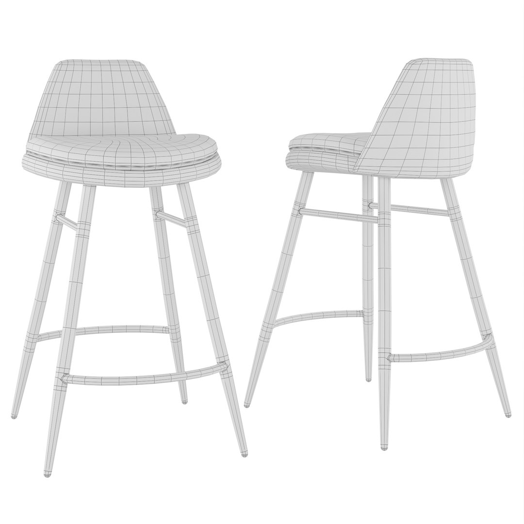 3D Bar Stool Finley Model - TurboSquid 2071514