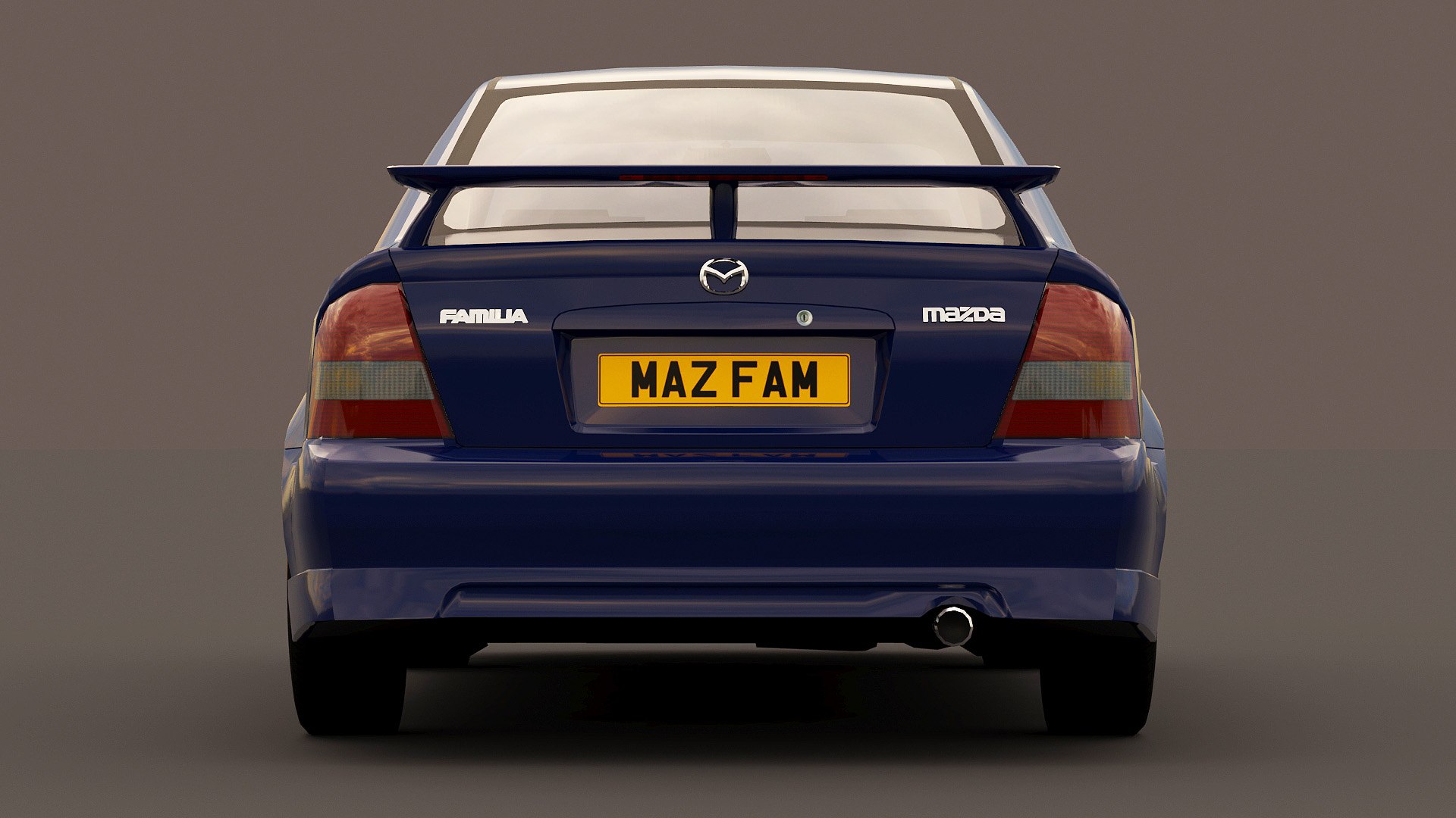 3D Mazda Familia 323 Sport 2001 Model - TurboSquid 2157798