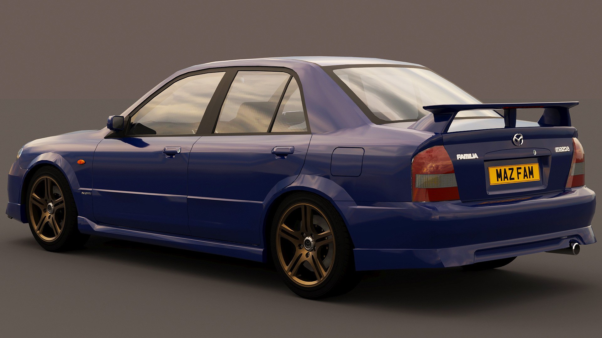 3D Mazda Familia 323 Sport 2001 Model - TurboSquid 2157798