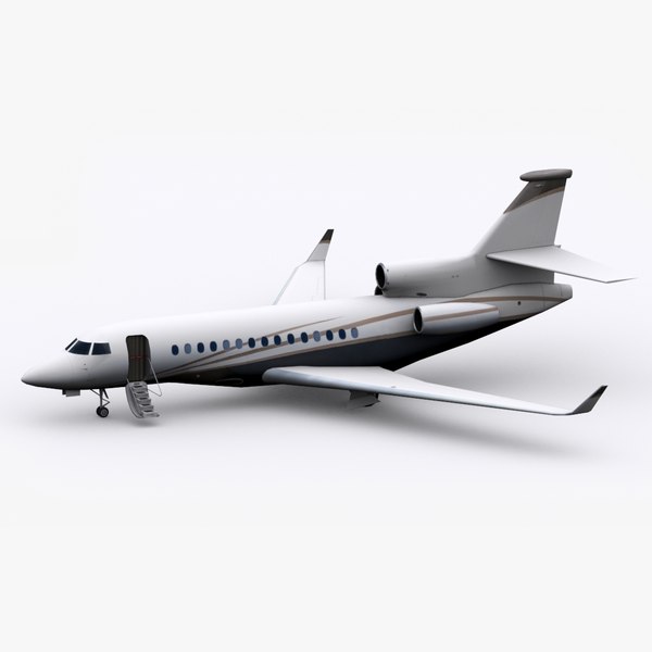 Low-Poly Dassault Falcon 7X 3D model - TurboSquid 1723037