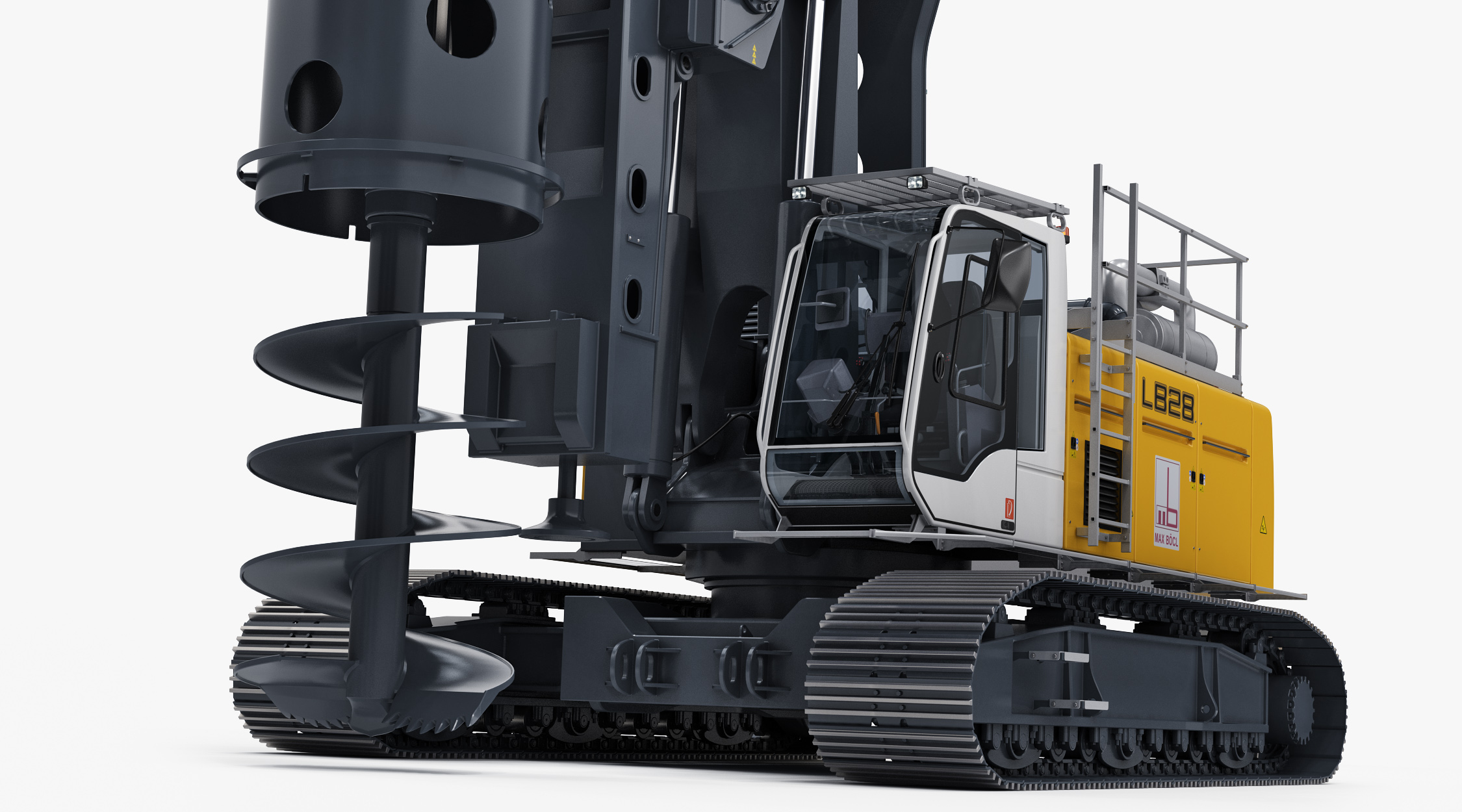 Liebherr LB 28-320 Rigged Drilling Rig 3D model - TurboSquid 1729084