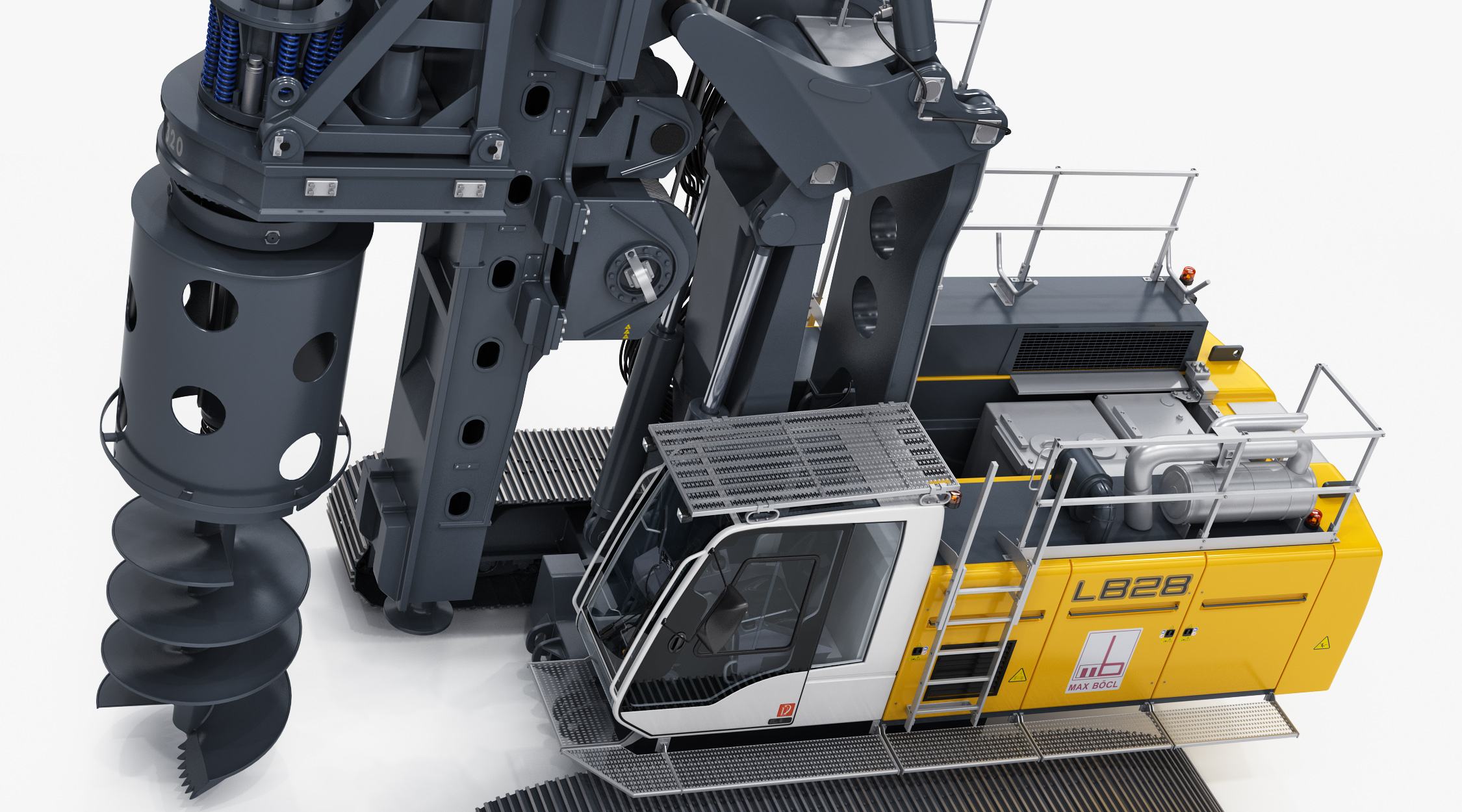 Liebherr LB 28-320 Rigged Drilling Rig 3D model - TurboSquid 1729084