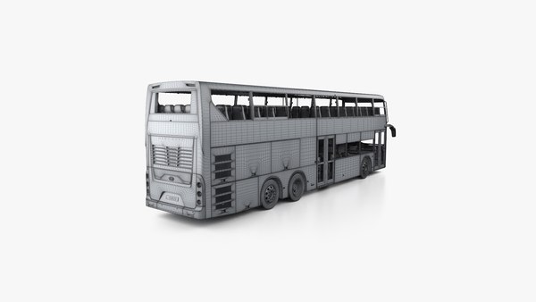 modelo 3d Hyundai Elec City Double Decker Bus with HQ interior 2021 ...