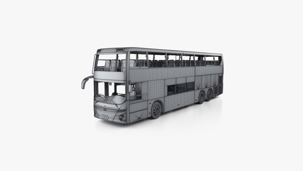 modelo 3d Hyundai Elec City Double Decker Bus with HQ interior 2021 ...