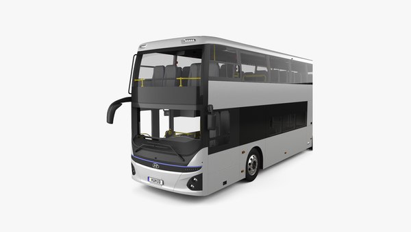 modelo 3d Hyundai Elec City Double Decker Bus with HQ interior 2021 ...