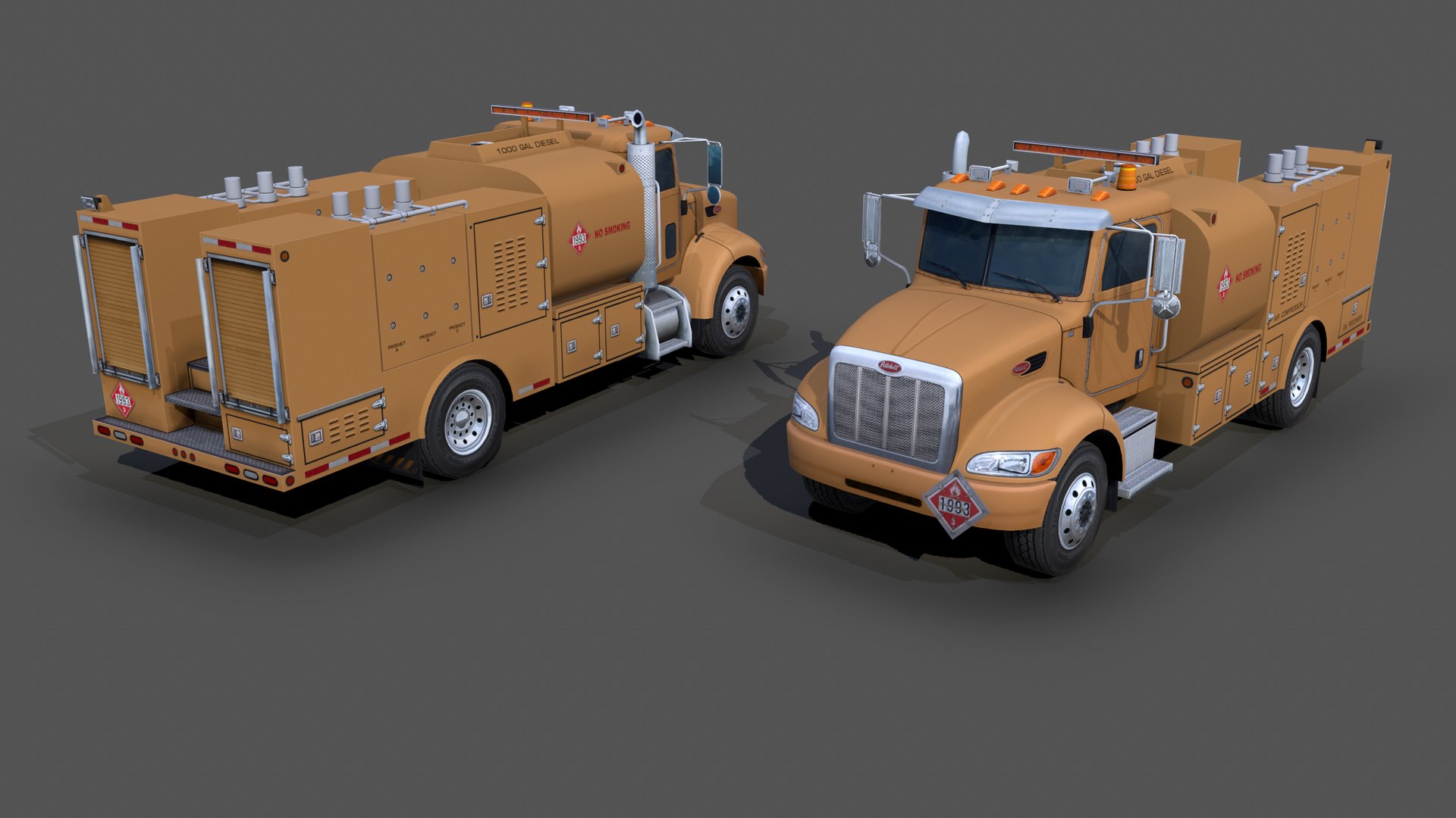 3D Peterbilt 335 2006 Fuel And Lube S01 Model - TurboSquid 2098208