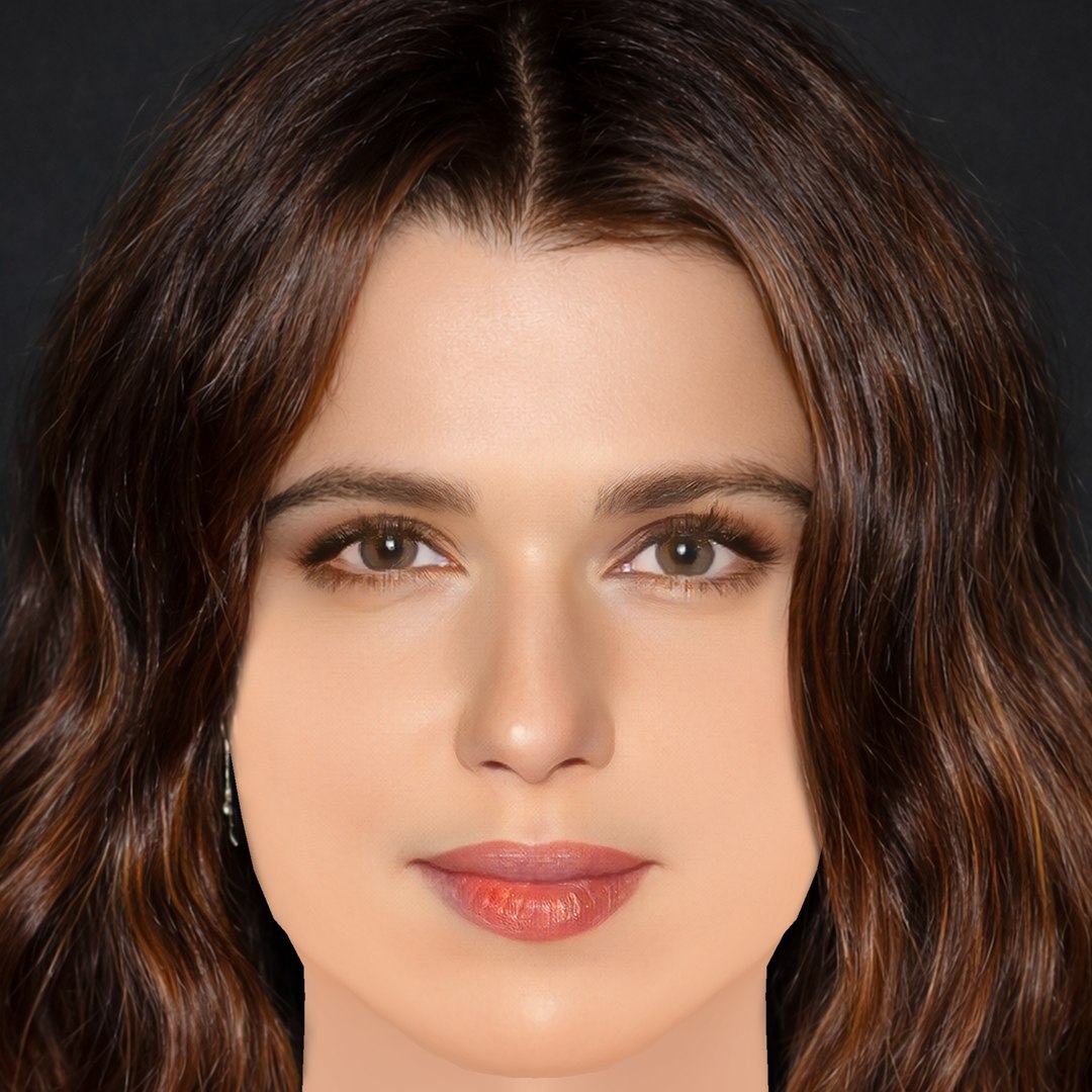3D Model Rachel Weisz Head - No Hair - Low Poly Head For Game ...
