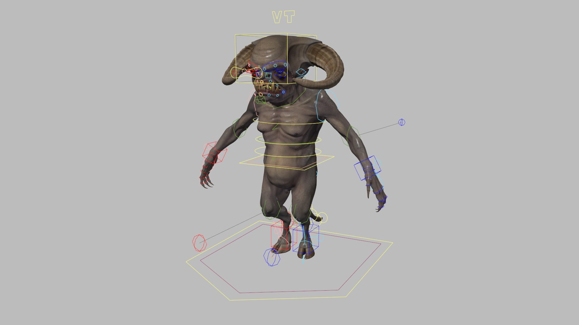 Devil Rigged Model - TurboSquid 1616232