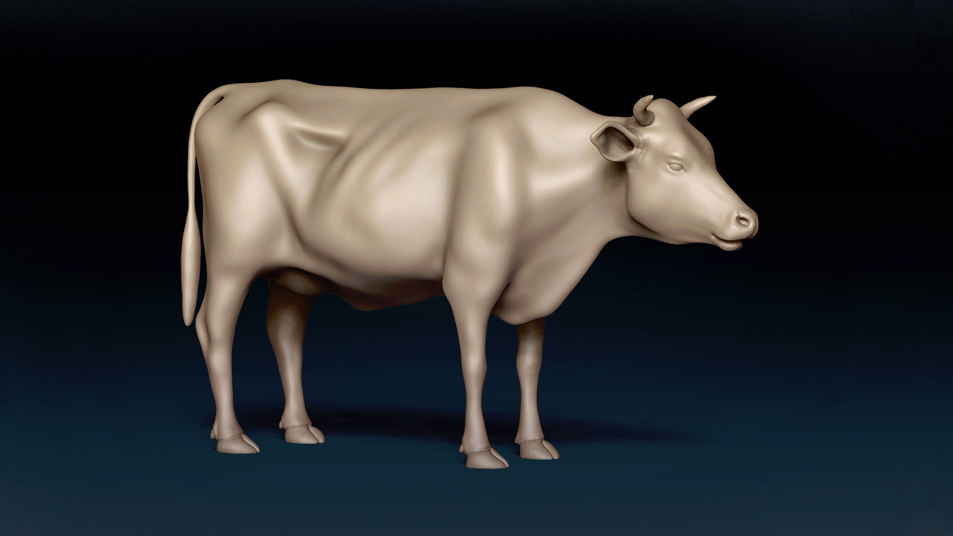 Cow Base Mesh 3D Model - TurboSquid 1823501