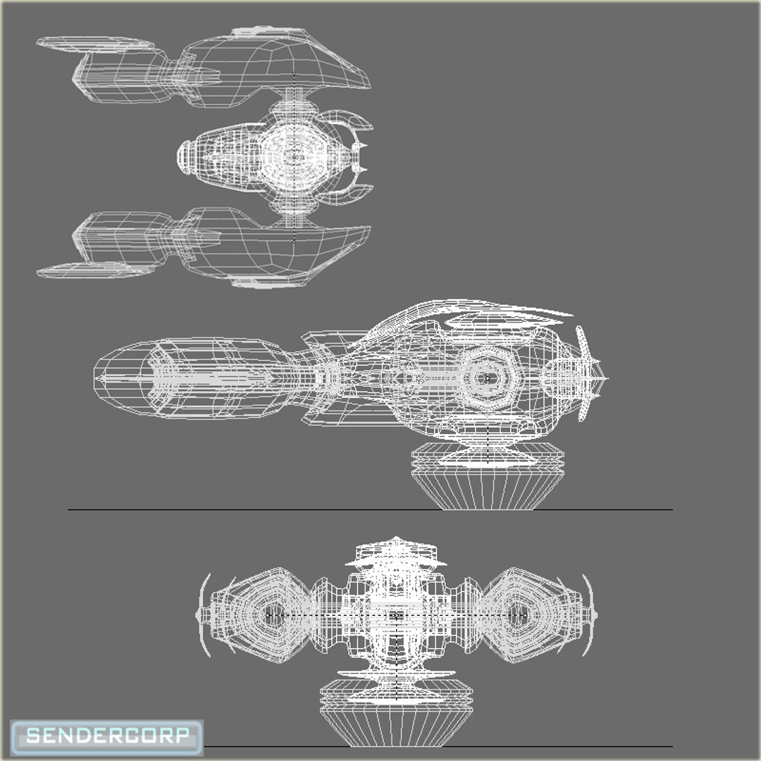 Battleship Destroyer 3d Blend