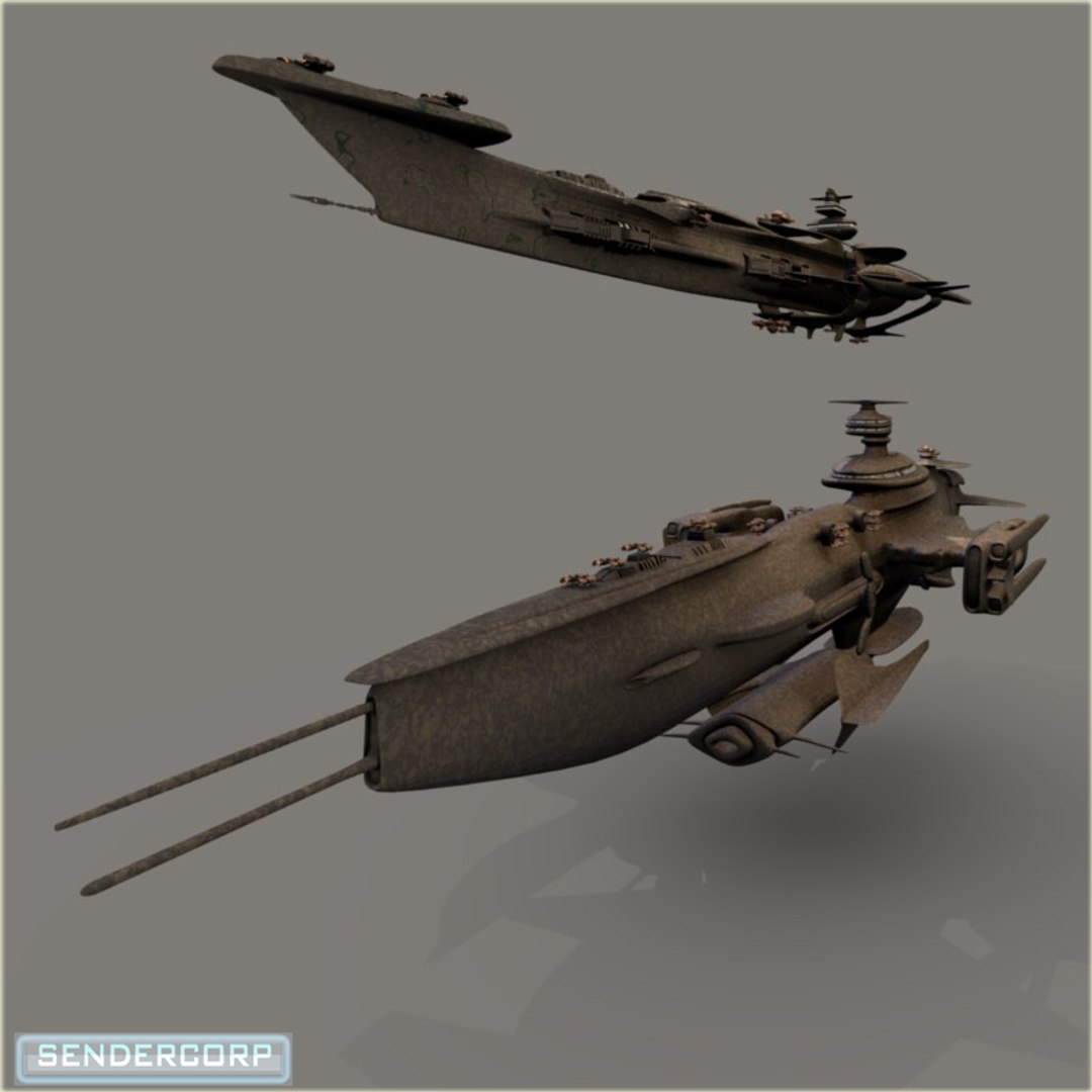 Battleship Destroyer 3d Blend