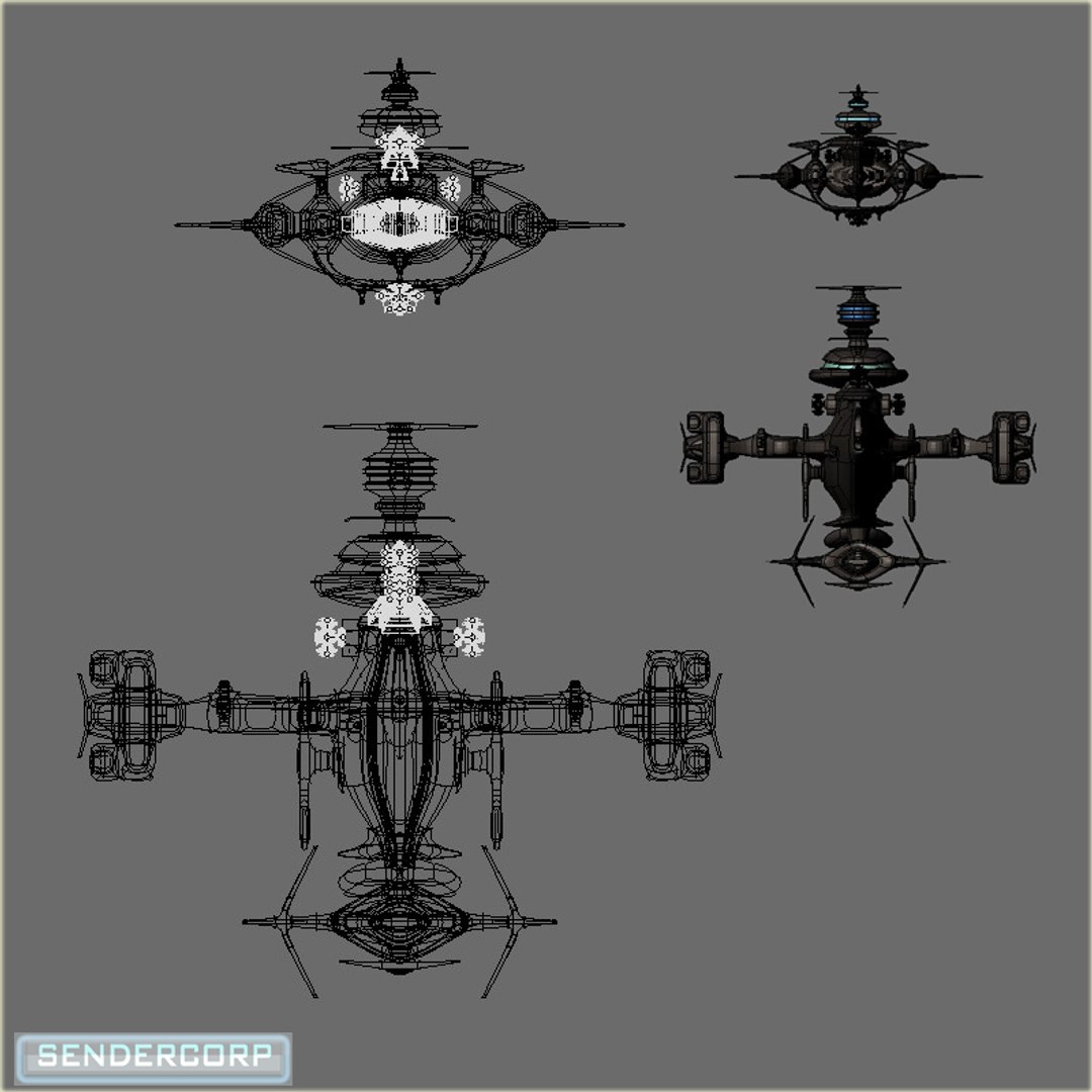 Battleship Destroyer 3d Blend