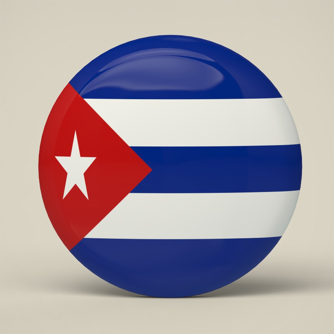 Cuba Badge 3D model - TurboSquid 1886925