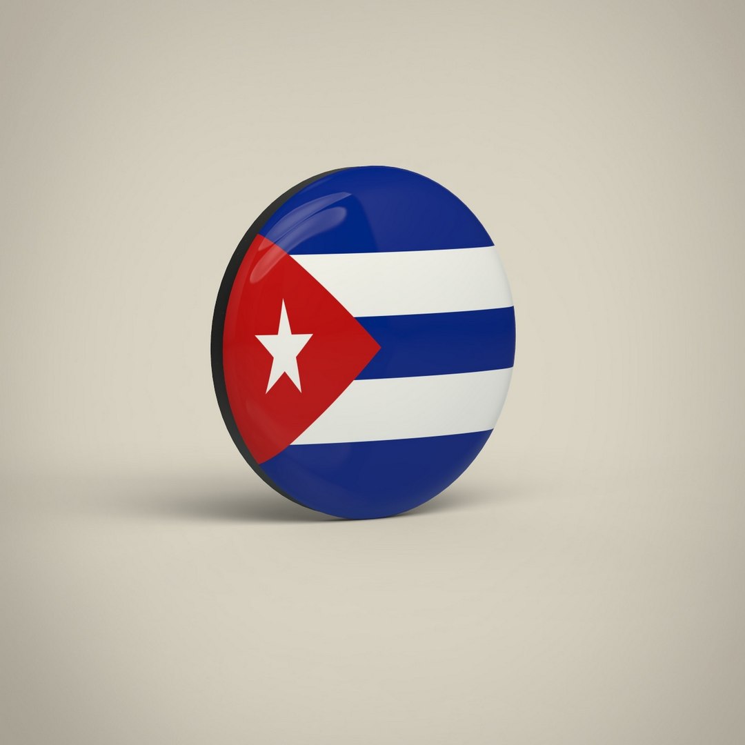 Cuba Badge 3D model - TurboSquid 1886925