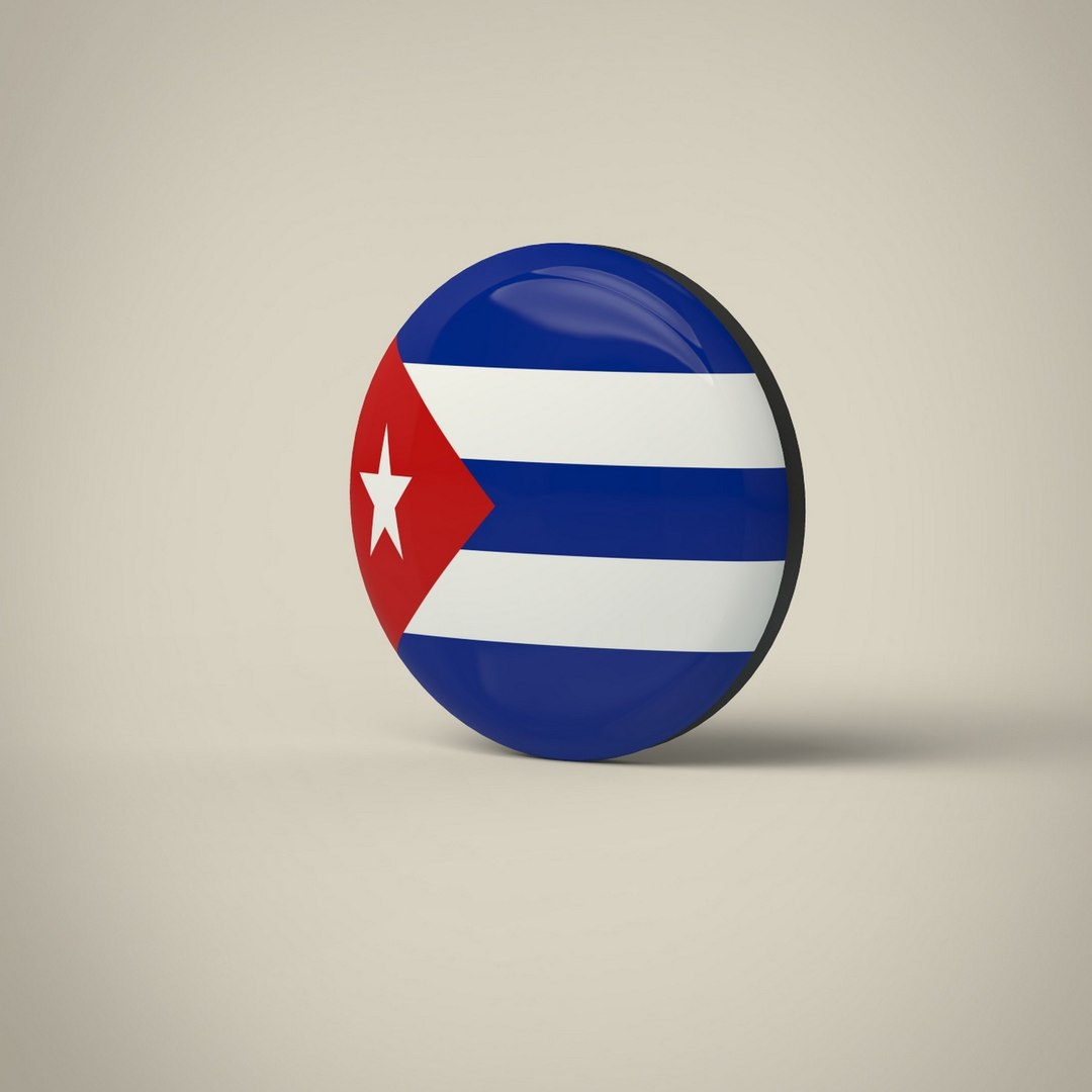 Cuba Badge 3D model - TurboSquid 1886925
