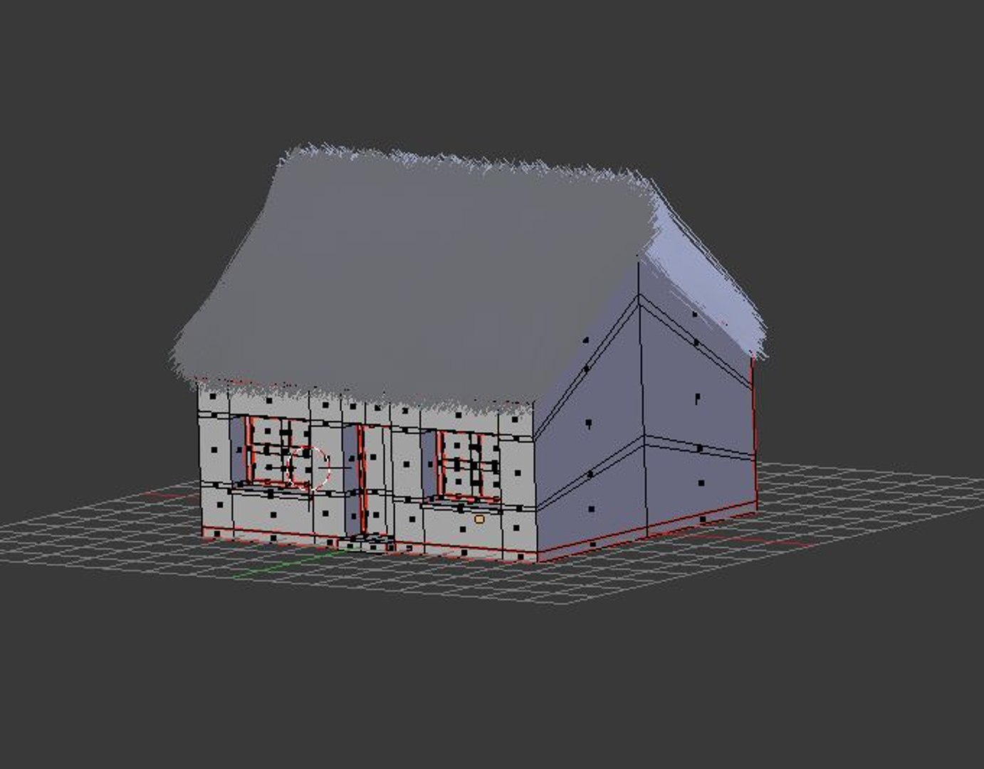 3D model small thatched cottage - TurboSquid 1271988