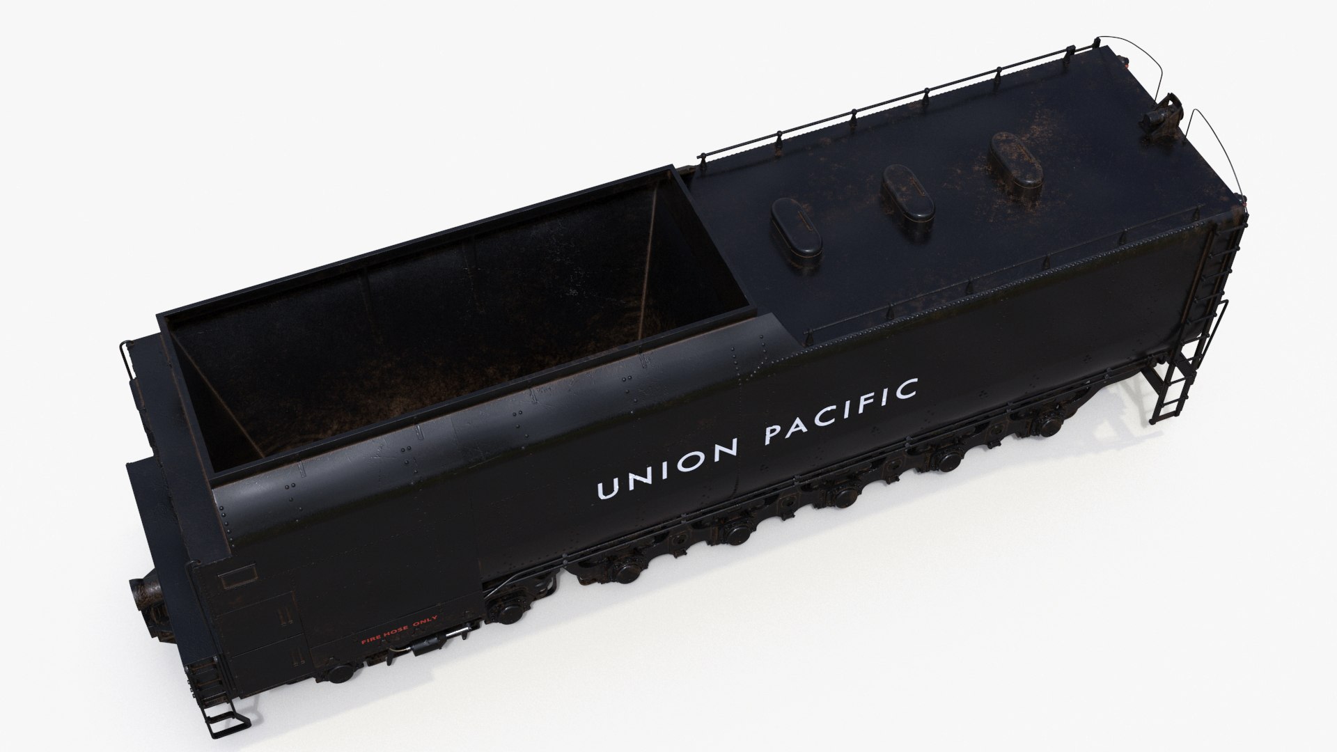 Trailed Tender For Locomotive 3D - TurboSquid 2279862