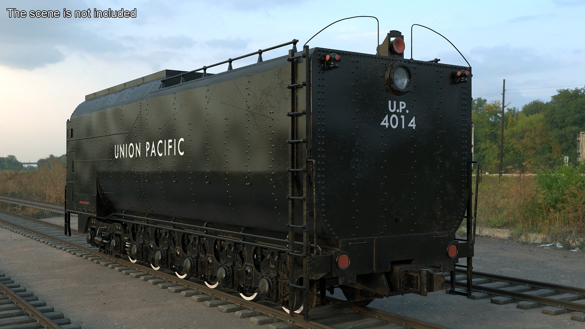 Trailed Tender For Locomotive 3D - TurboSquid 2279862