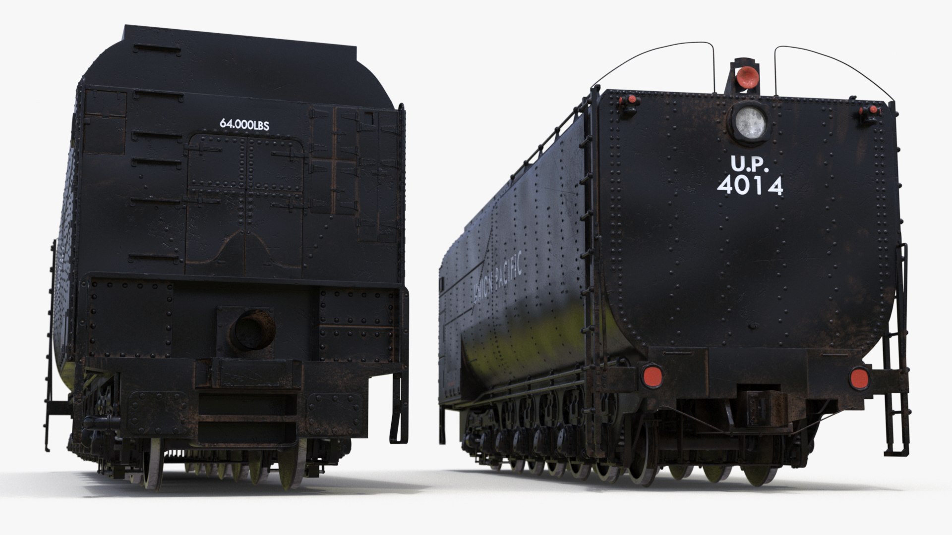 Trailed Tender For Locomotive 3D - TurboSquid 2279862