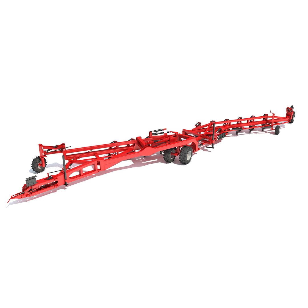 Semi Mounted Farm Plough 3D Model - TurboSquid 2144338