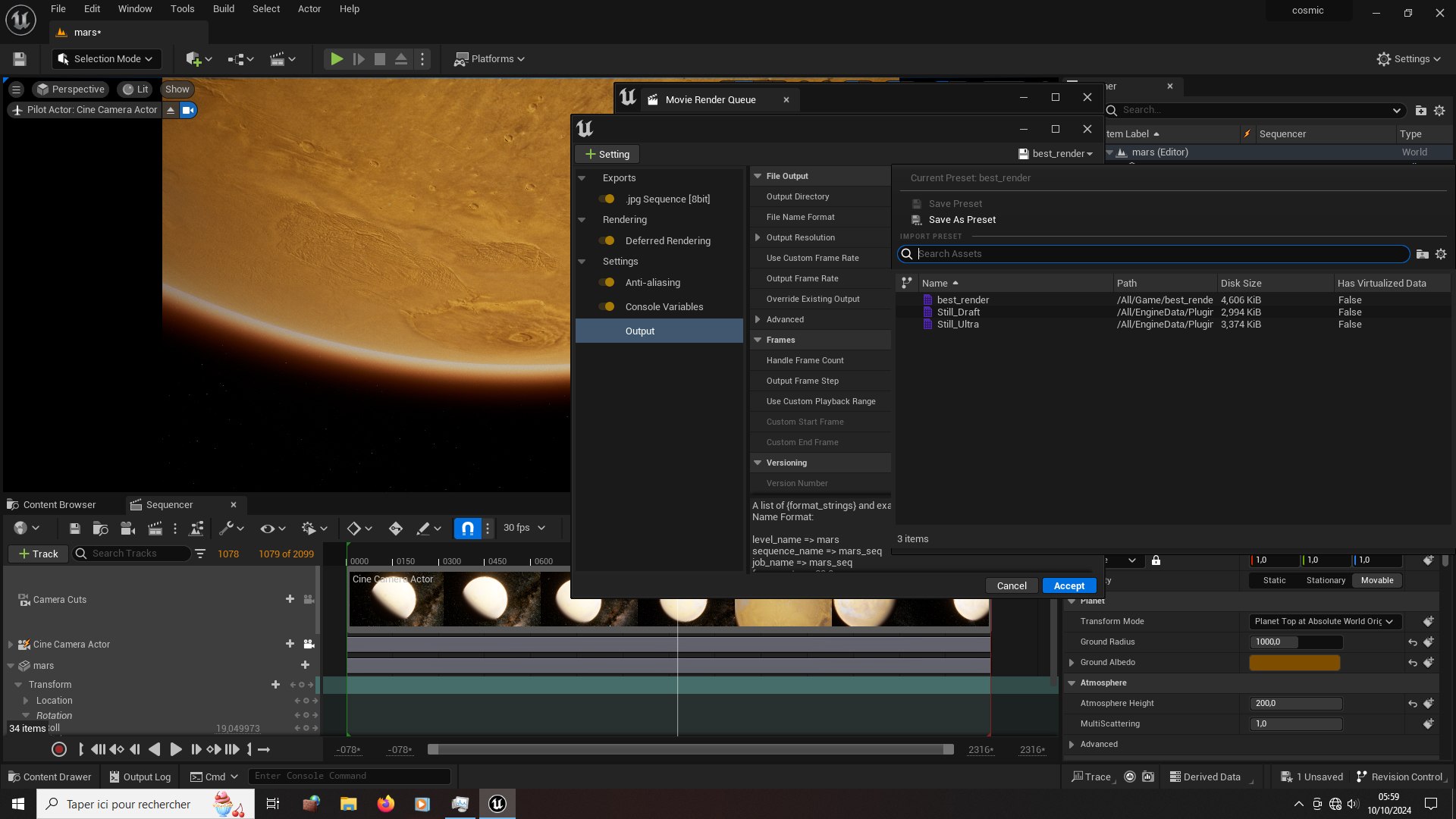 Mars 16k Deimos Phobos - Unreal 3D Model - TurboSquid 2291451