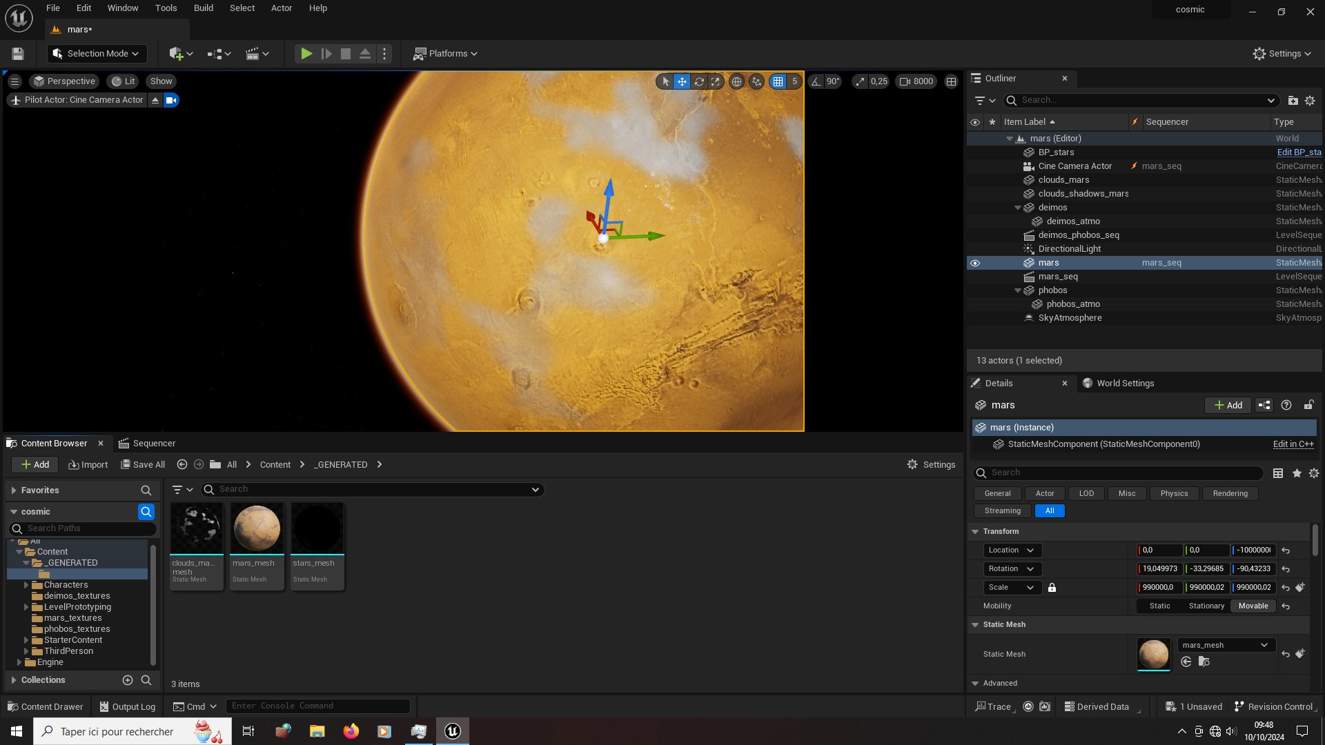 Mars 16k Deimos Phobos - Unreal 3D Model - TurboSquid 2291451