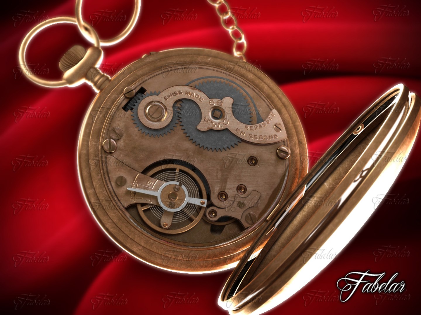 Pocketwatch Mechanism Obj
