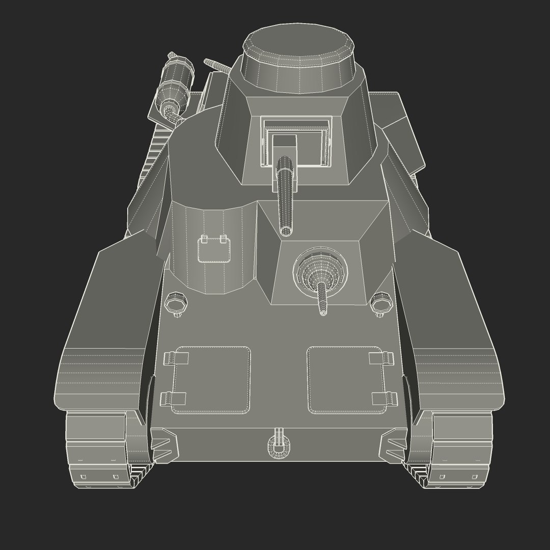 3d Japanese Tank Type 95 Model