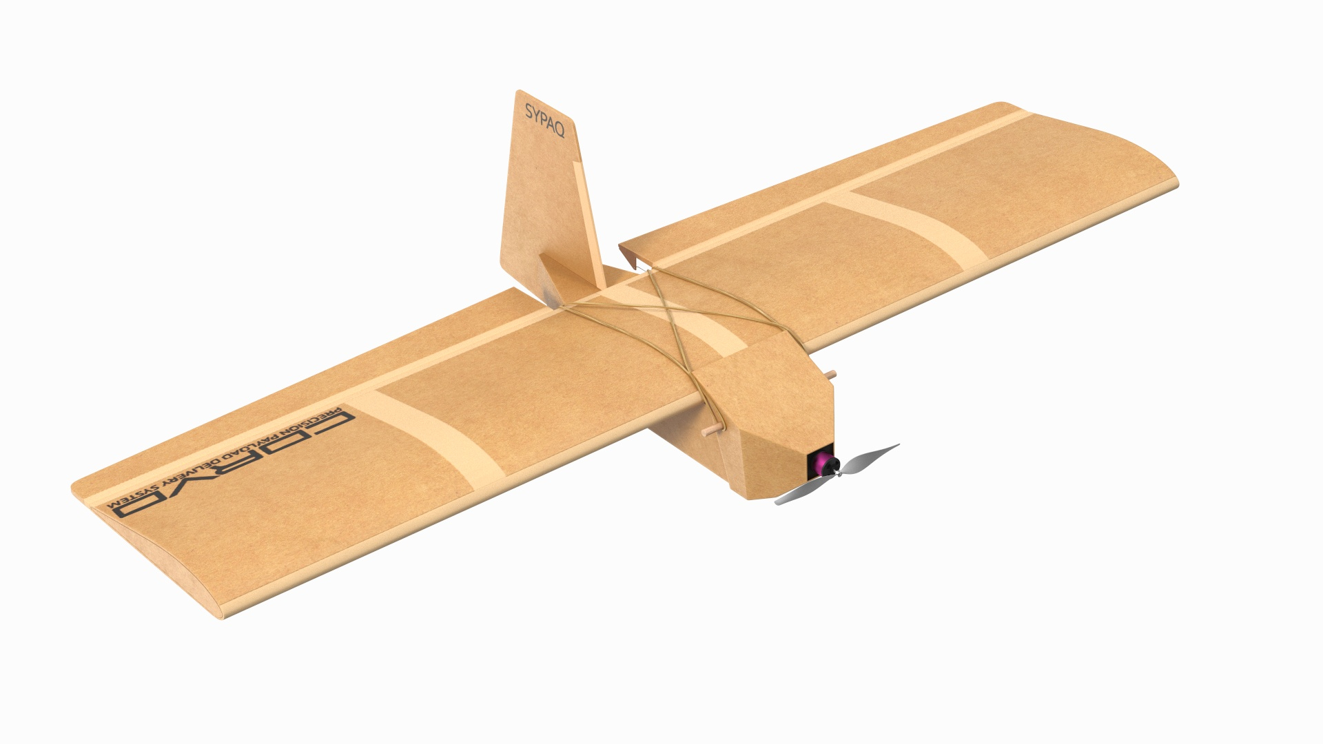 3D Model Logistics Cardboard Drone SYPAQ - TurboSquid 2157515