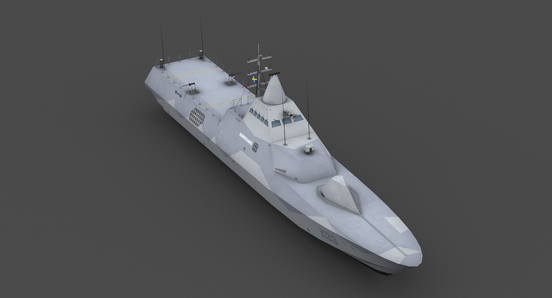 Visby Class Corvette 3D Model - TurboSquid 1154356