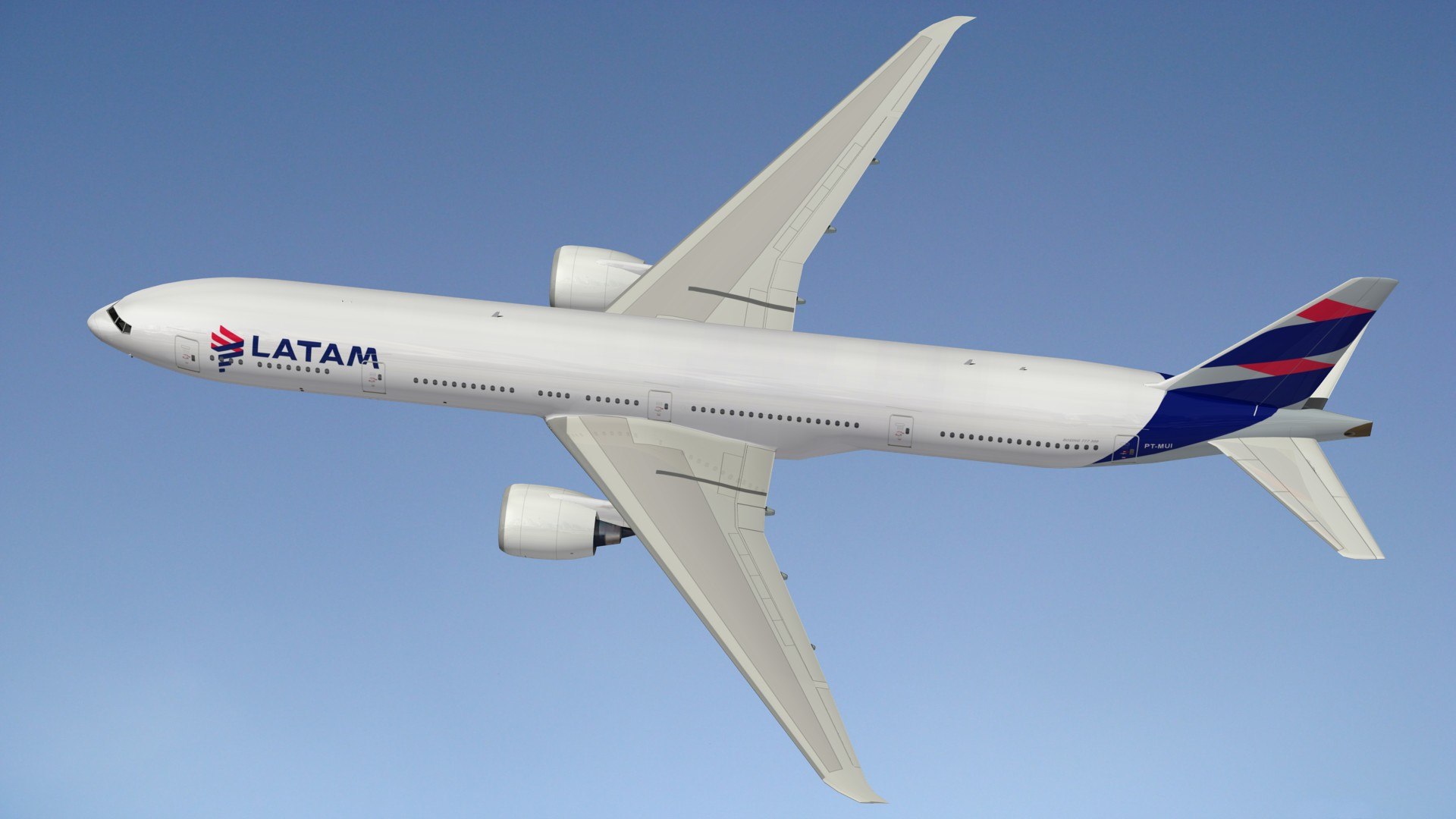 3D Boeing 777 300ER Latam Model - TurboSquid 2162689