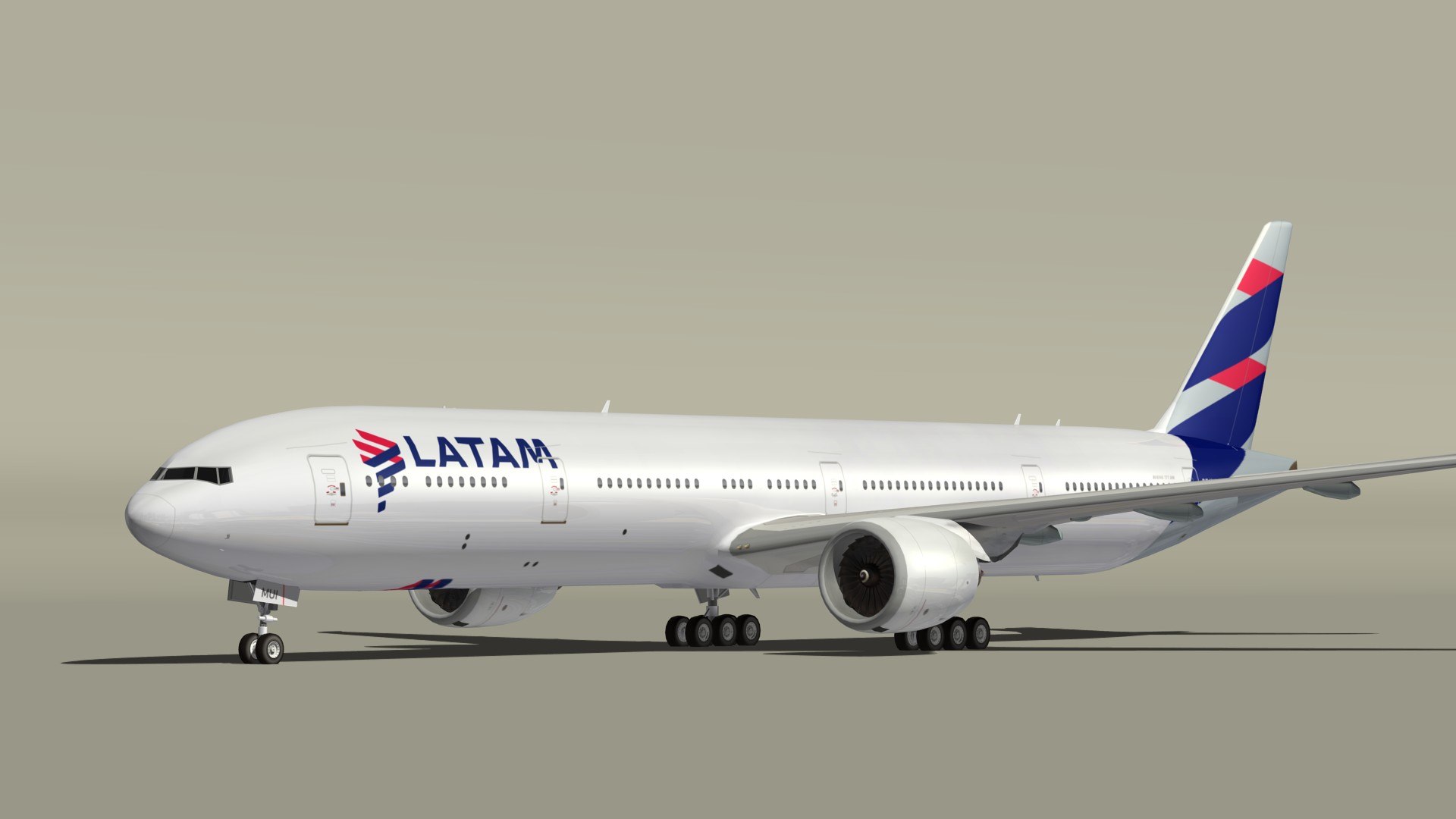 3D Boeing 777 300ER Latam Model - TurboSquid 2162689