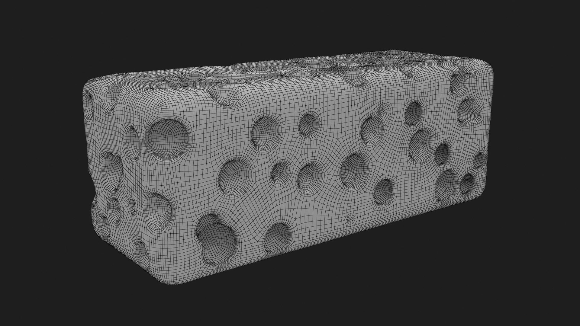 Stylized Cheese Block 3D Model - TurboSquid 2324032