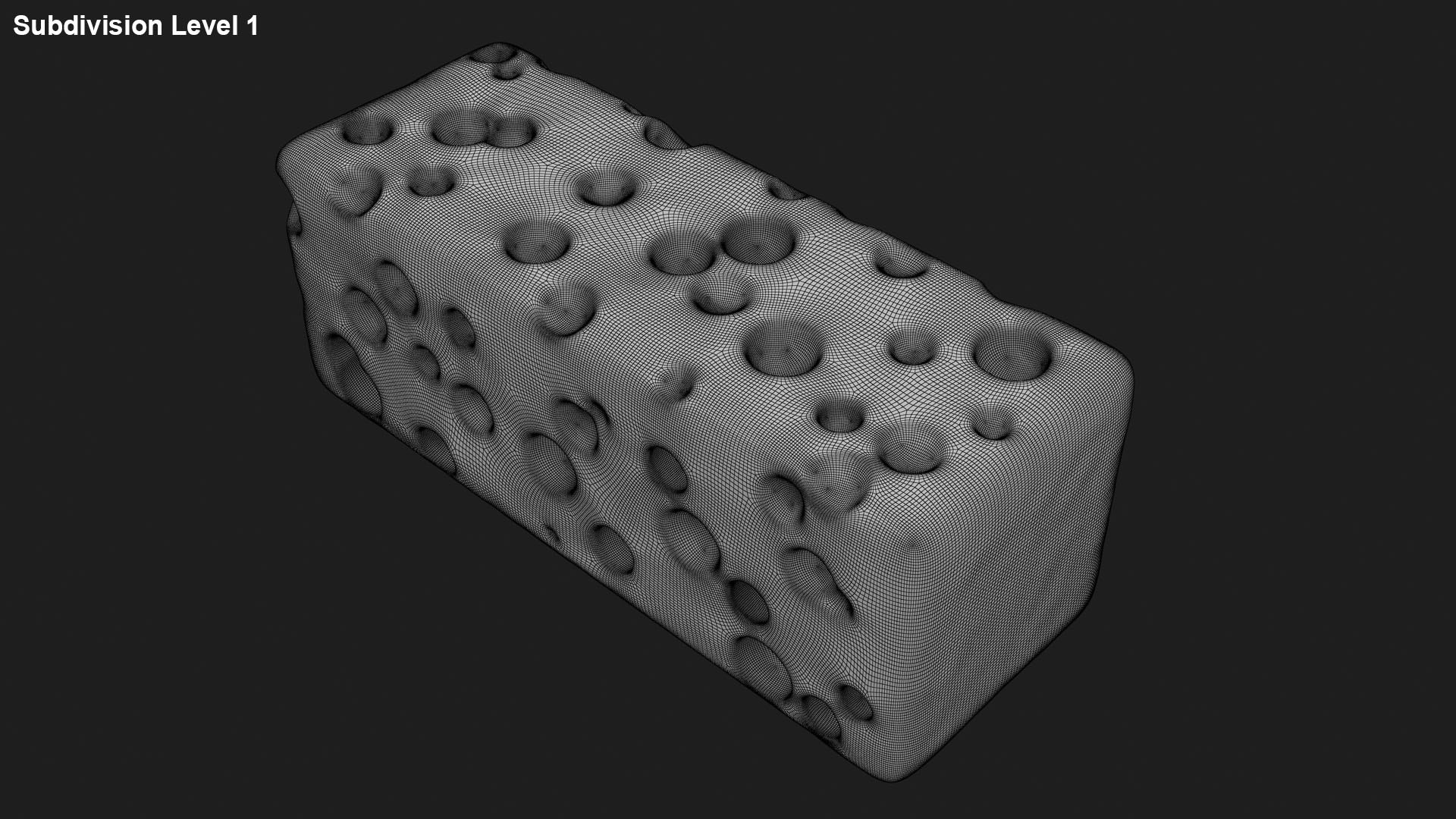 Stylized Cheese Block 3D Model - TurboSquid 2324032