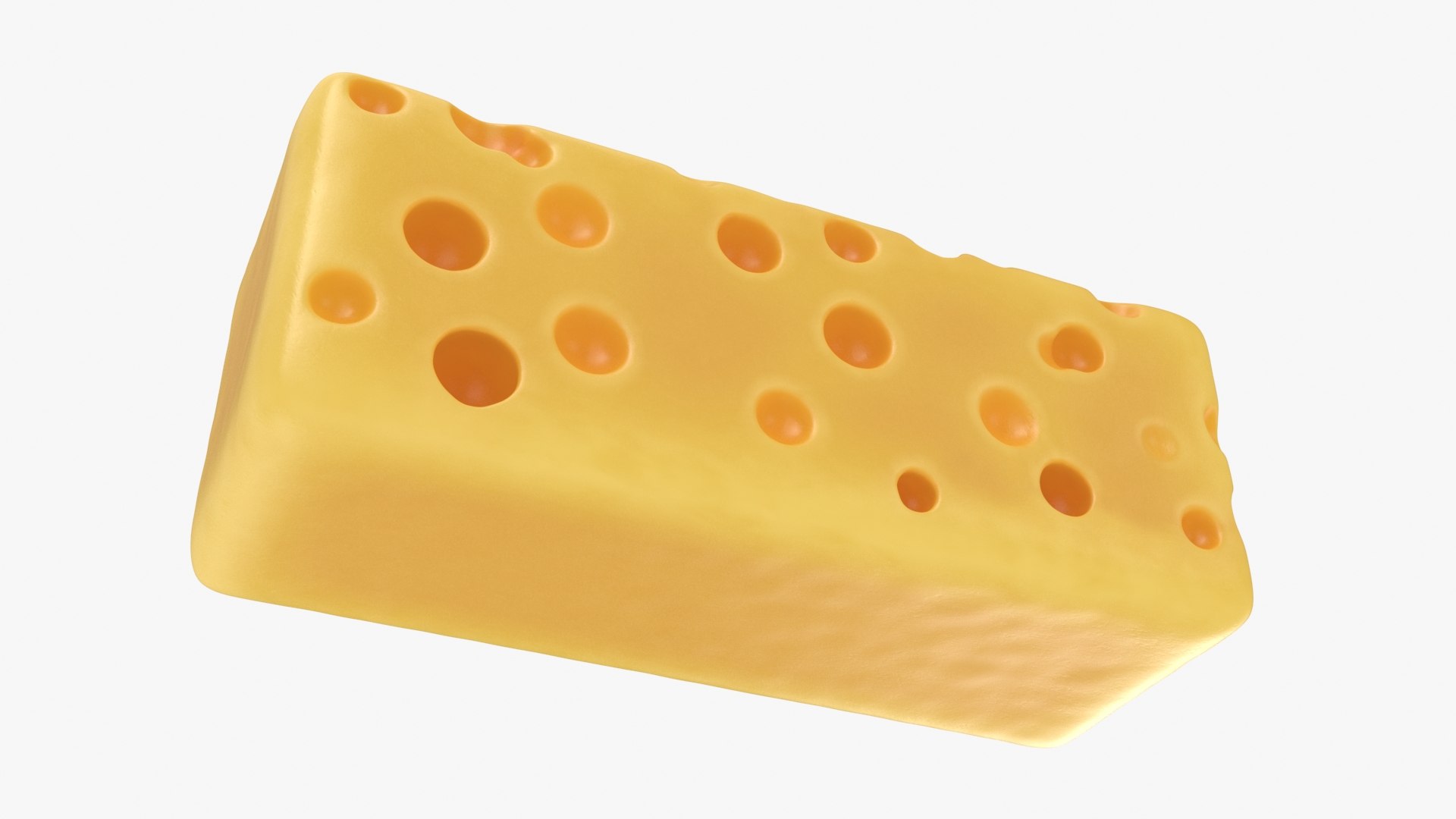 Stylized Cheese Block 3D Model - TurboSquid 2324032
