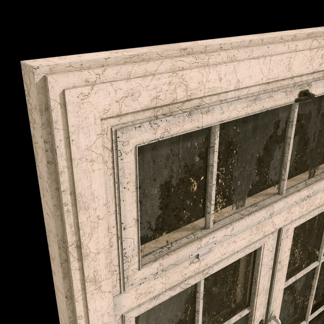 Old Window 3d C4d