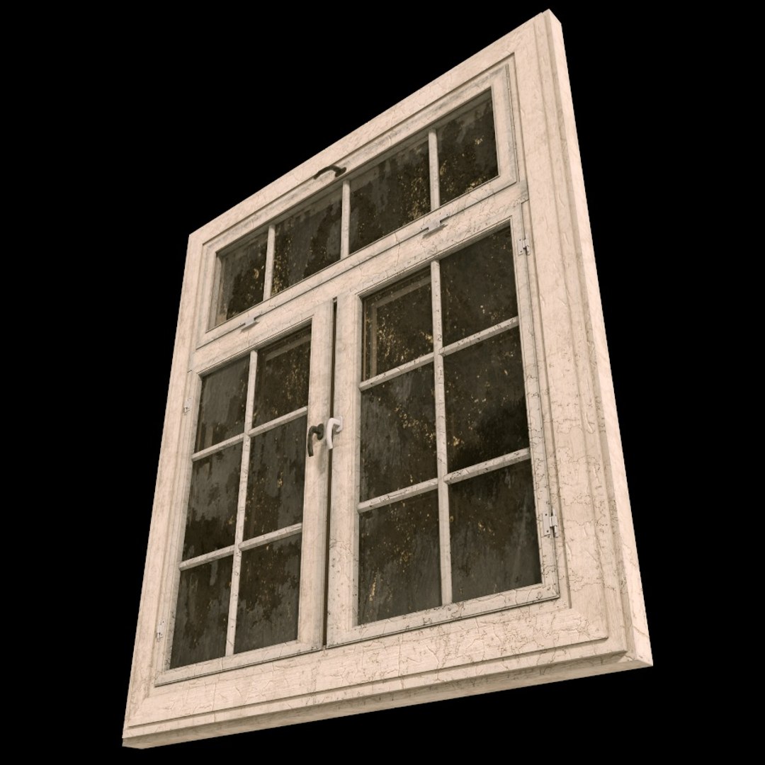 Old Window 3d C4d