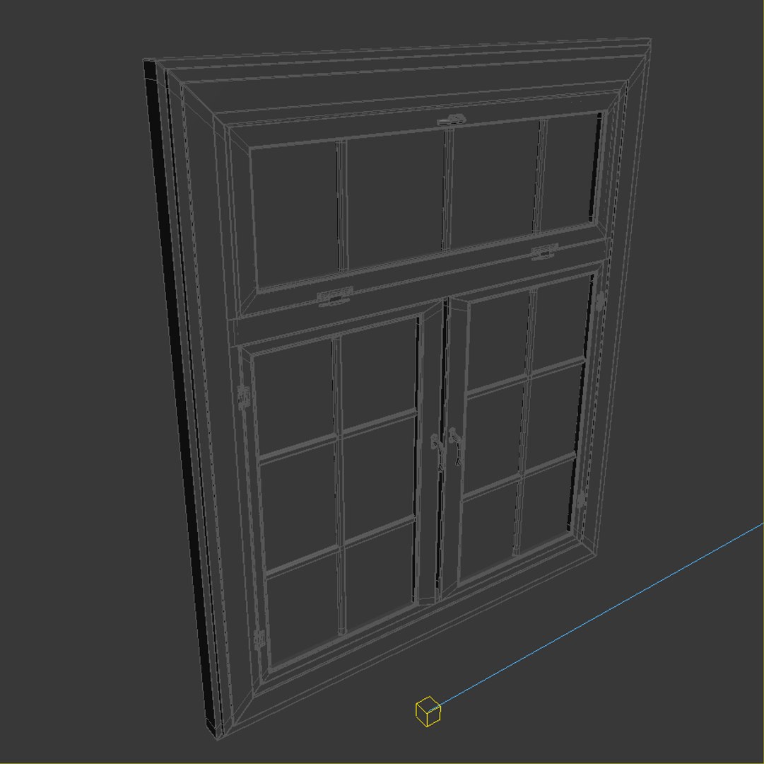 Old Window 3d C4d
