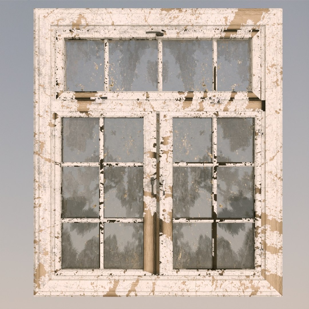 Old Window 3d C4d