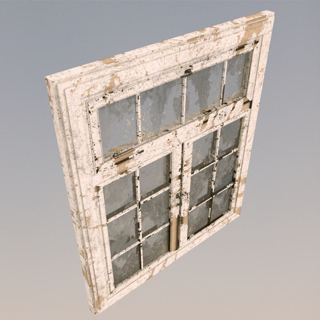 Old Window 3d C4d