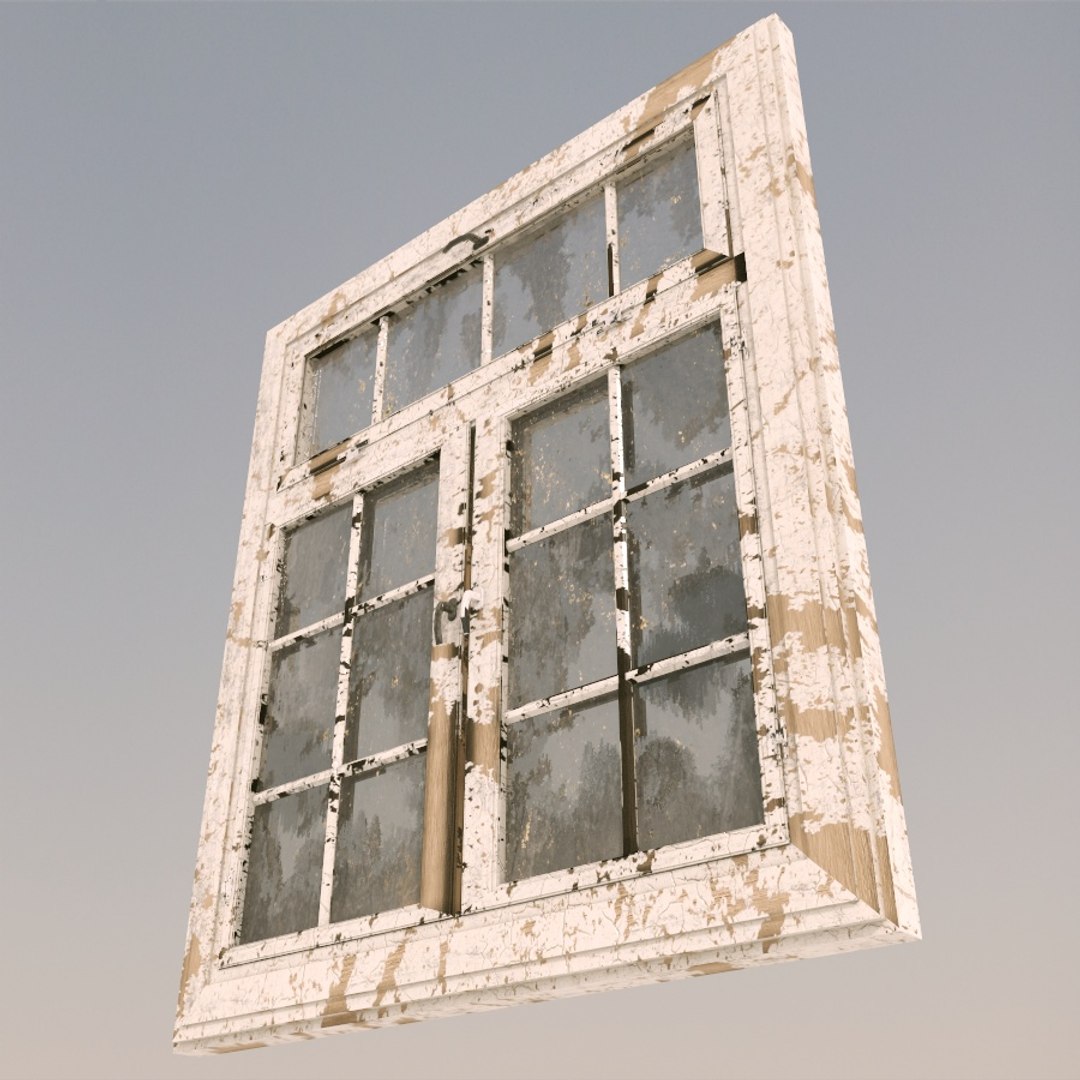 Old Window 3d C4d