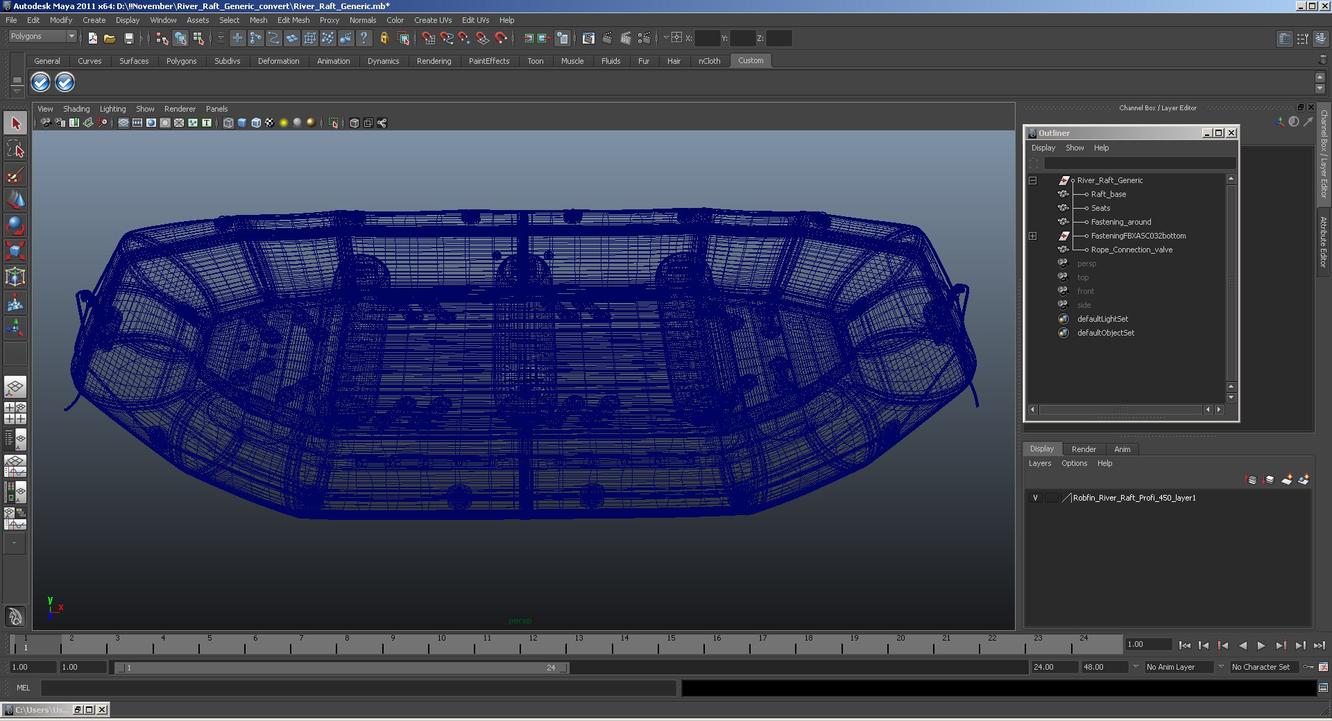 3D model robfin river raft profi - TurboSquid 1348127