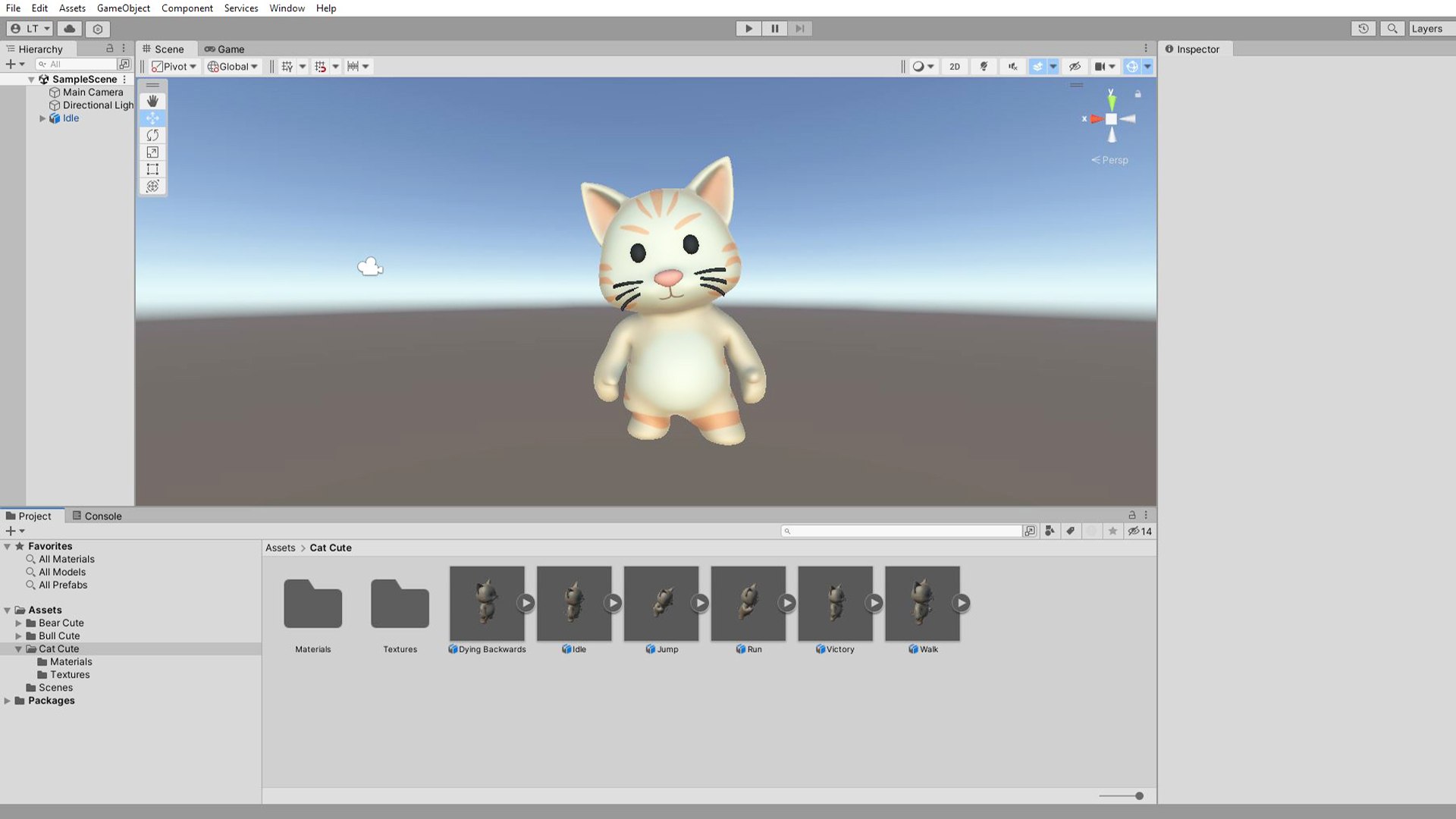 3D Model Little Animal Baby - Cat Cute - Animated - TurboSquid 2282533