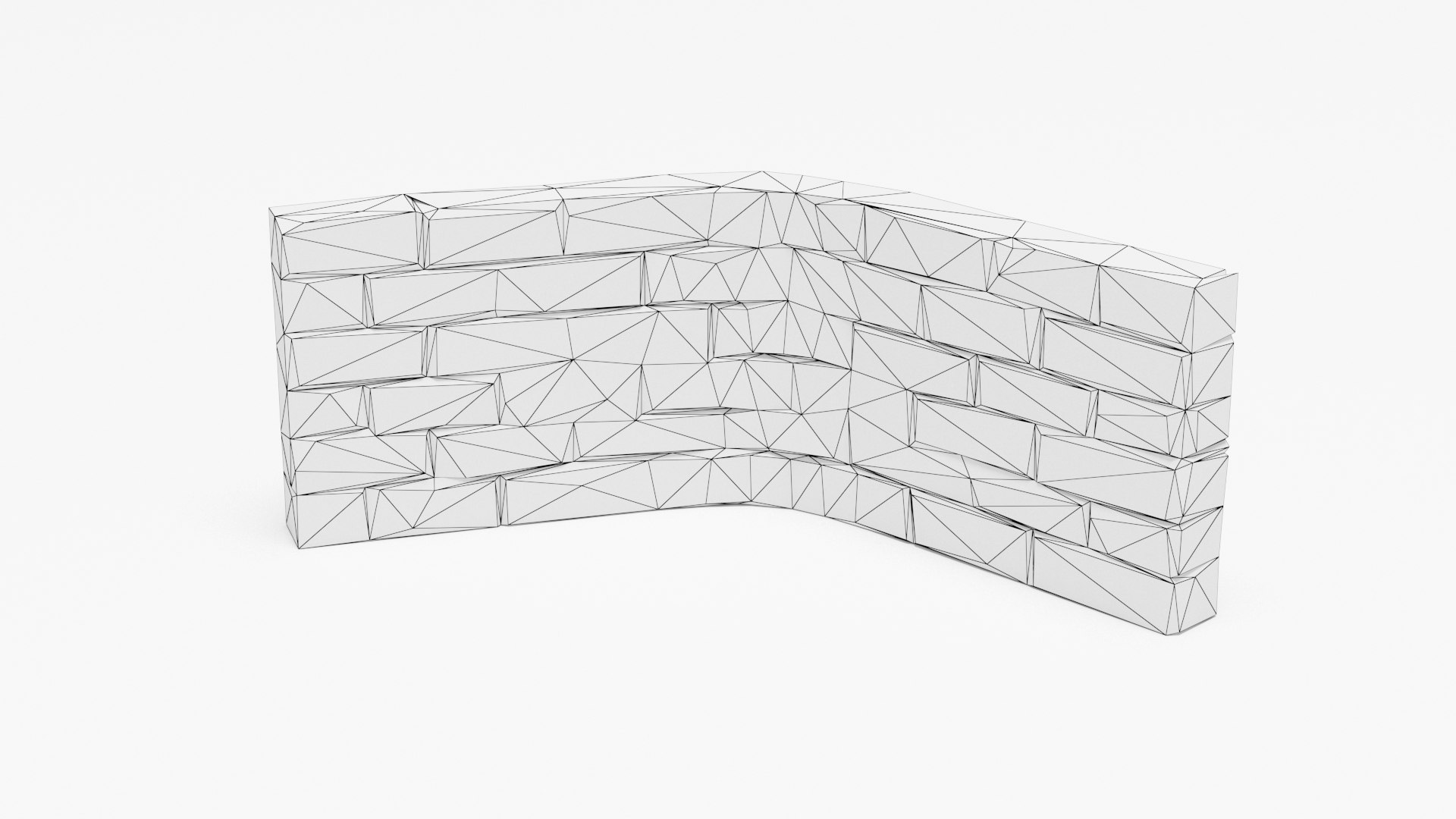 Walls Low Poly Model - TurboSquid 1946694