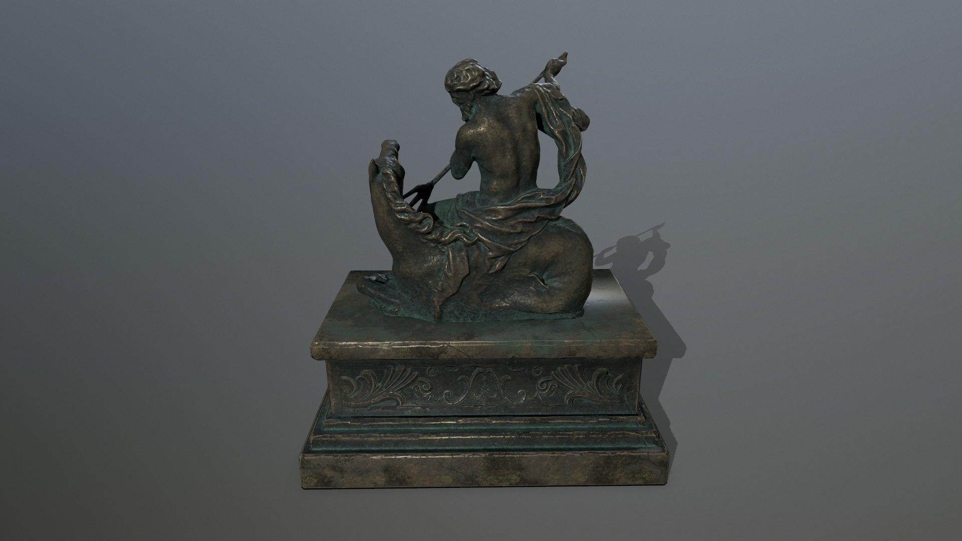 Neptune Statue 3D Model - TurboSquid 1394951