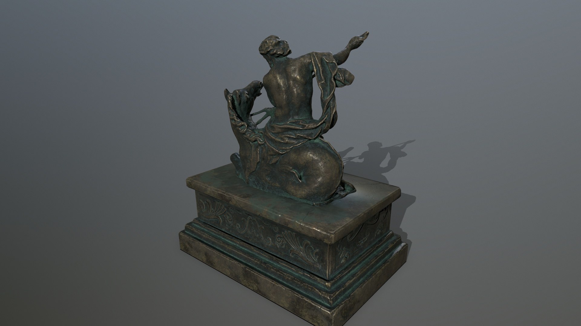 Neptune Statue 3D Model - TurboSquid 1394951