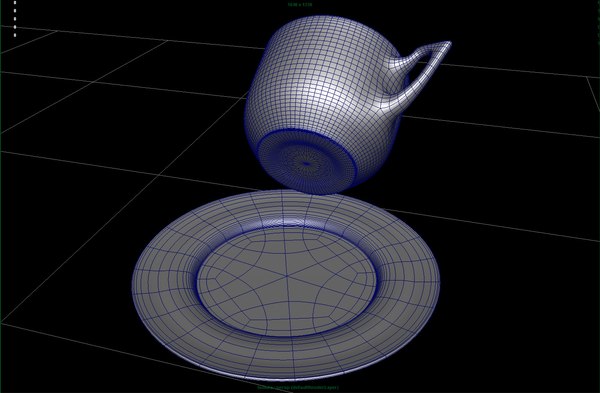 tea cup 3d model