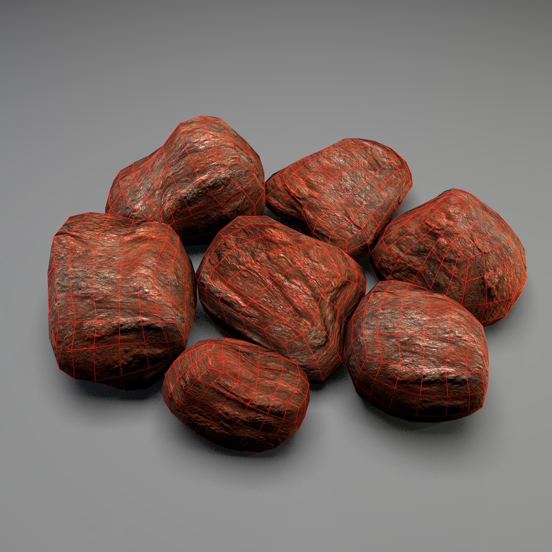 Maya Realistic Rocky Stones